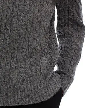 FRAME Cashmere Cable Crewneck Sweater