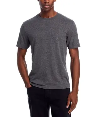 FRAME Light Cotton Tee Gray Melange