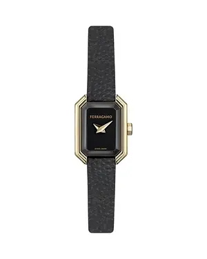 Women's Black Leather Watches