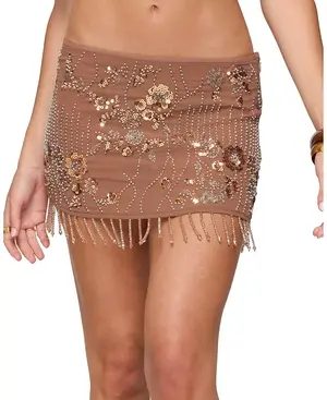 Women's Sheer Sequin Skirts