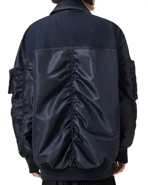 ALLSAINTS Verity Bomber Jacket - Navy Blue