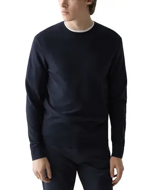 Theory Riland Crewneck Sweater - Baltic