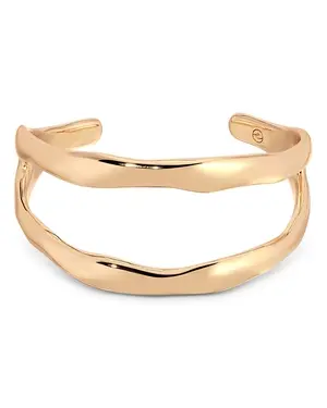 Ettika Double Open Cuff Bracelet - Gold