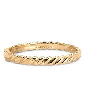 Ettika Twisted Stacking Bangle Bracelet - Gold