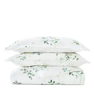 CHRISTY Peashoots Duvet Cover Set, Full/queen - Sage Green