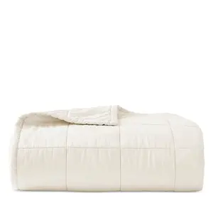 CHRISTY Laundered Cotton Bedspread, Full/queen - Cream