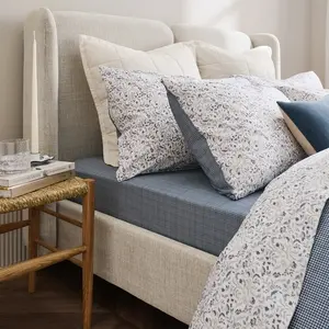 CHRISTY Laundered Cotton Euro Sham, Pair - Cream