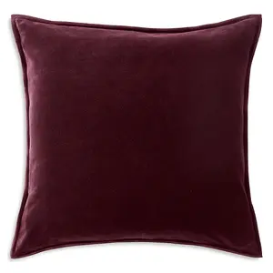 CHRISTY Harewood Reversible Cotton Velvet Euro Sham, Pair Fig