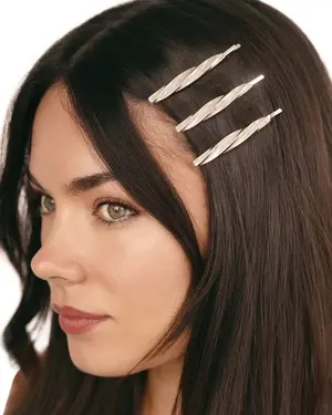 Ettika Twist Hair Pins Set Of 3