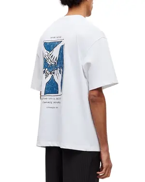 SAMSØE SAMSØE Samse Samse Saflorian Graphic Tee - White