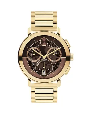 Movado Bold Evolution 2.0 Chronograph Watch - Brown/gold