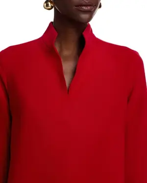 Caroline Rose Taylor Dress - Deep Red