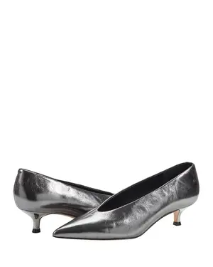 MARC FISHER LTD. Cecile Pointed Pumps - Silver