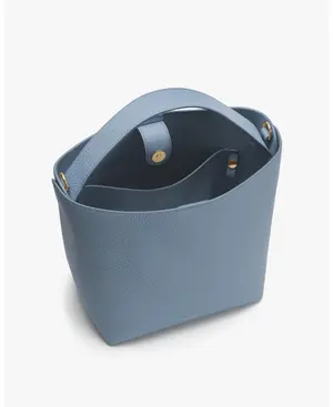 Cuyana Linea Bucket Bag - Azure