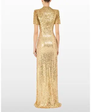 Jenny Packham Jourdain Sequin-embellished Gown - Illusion
