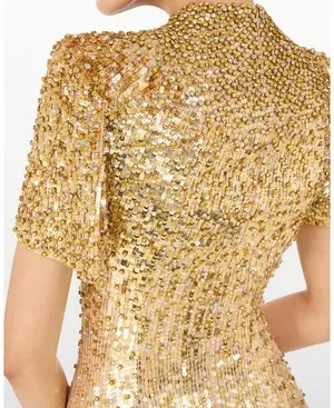Jenny Packham Jourdain Sequin-embellished Gown - Illusion