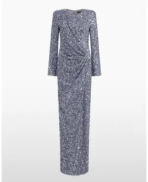 Jenny Packham Marie Maxi Dress - Basalt Grey