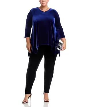Caroline Rose Swing Velvet Tunic