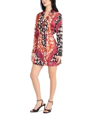 Maggy London Long Sleeve Mini Dress