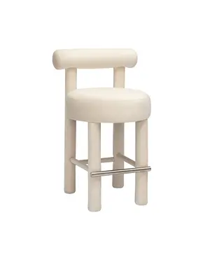 TOV FURNITURE Carmel Counter Stool - Cream