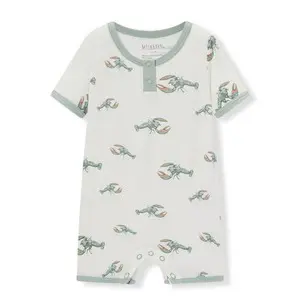 MILKBARN Luxe Stretch Shortall - Mint Lobster