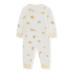 MILKBARN Luxe Stretch Zipper Pajama - Starfish Dreams