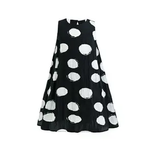 TULLEEN Polka Dot Sleeveless Dress