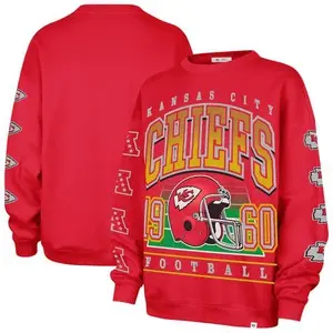 '47 Kansas City Chiefs Go Big Oversized Pullover Sweatshirt