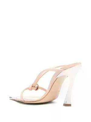 MUGLER 105mm Knotted Fang Sandals