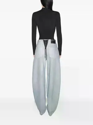 MUGLER Lace-up Trousers