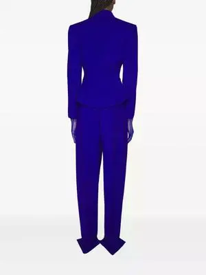 MUGLER Pleated Split-hem Trousers