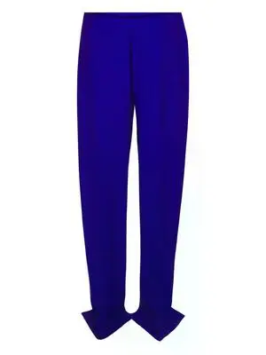 MUGLER Pleated Split-hem Trousers