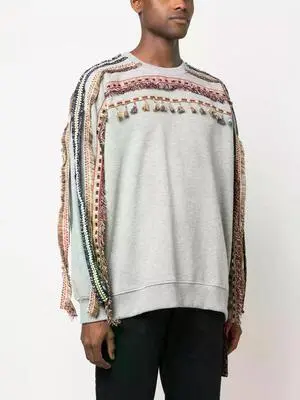 RITOS Tasseled Embroidered Sweatshirt
