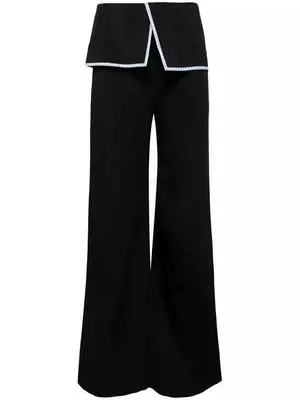 BESFXXK Check-pattern Straight-leg Trousers