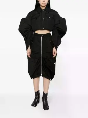 BESFXXK Elasticated Midi Skirt