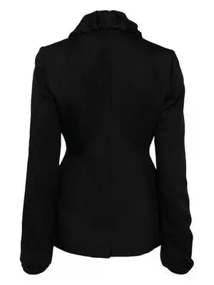 BESFXXK Draped Double-breasted Blazer