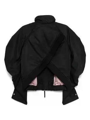 BESFXXK Cut-out Bomber Jacket