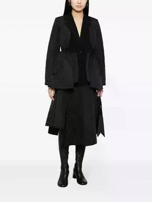BESFXXK Notched-lapels Layered Blazer