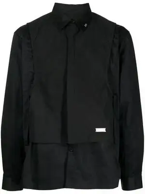 C2H4 Long-sleeved Layered Shirt