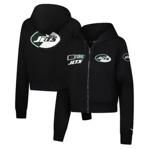 PRO STANDARD New York Jets Split Logo Full-zip Hoodie