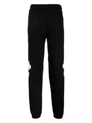 PHOBIA Mouth-print Cotton Track Pants