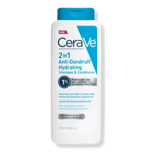 Cerave 2-in-1 Anti-dandruff Hydrating Shampoo And Conditioner - One-color