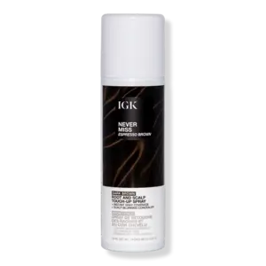 IGK Never Miss Root And Scalp Touch-up Spray - Espresso Brown