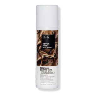 IGK Never Miss Root And Scalp Touch-up Spray - Latte Brown