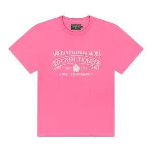 DENIM TEARS Adg Tee - Pink