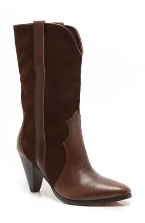 Women's Brown Heeled Boots