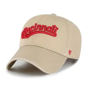 '47 Cincinnati Bearcats Vault Clean Up Adjustable Hat - Tan