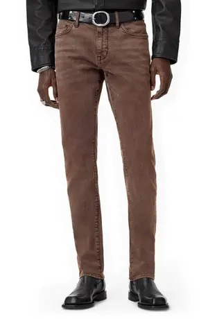 John Varvatos Slim Fit Five-pocket Jeans - Hazelnut