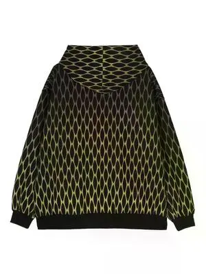 KUSIKOHC Origami-print Cotton Hoodie