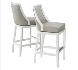 ALATERRE FURNITURE Set Of 2 Ellie Bar Height St Ool Swivel Seat - One-color